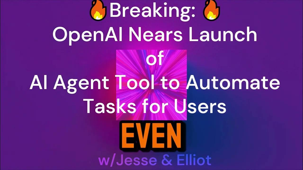 OpenAI Nears Launch of AI Agent Tool to Automate Tasks for Users #viralvideo #ai #ainews #news ...