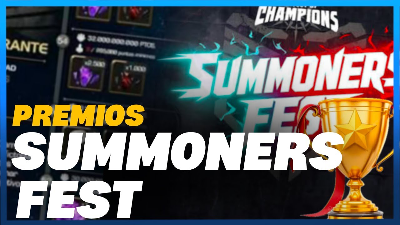PREMIOS DEL SUMMONERS FEST - MCOC - ERICYOLK - YouTube