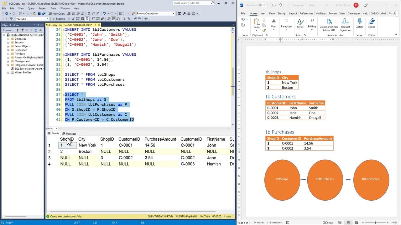 SQL Server JOINs - Quiz Part 2 - YouTube