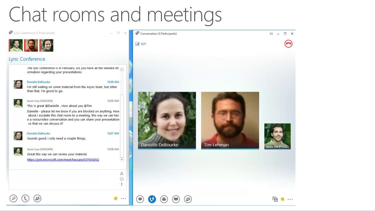 Lync Conference 2014 Taking advantage of Persistent Chat in Lync - YouTube