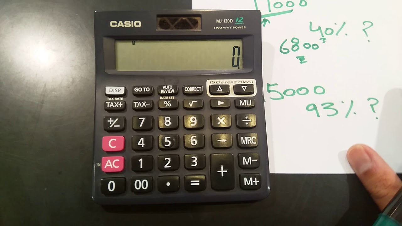 How To Find Percentage With Calculator On Paper Easy Way YouTube how-to-find-percentage-with-calculator-on-paper-easy-way-youtube