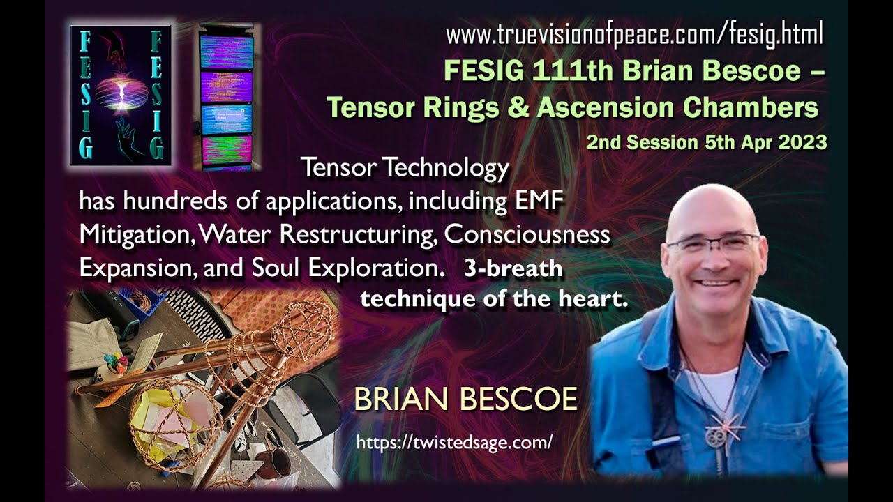 FESIG 111th Brian Bescoe – Tensor Rings & Ascension Chambers - YouTube