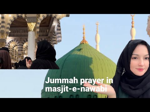 Jummah prayer in Masjid-e-Nabawi| barish mai prayer 🤲🏻 blessed Friday ...