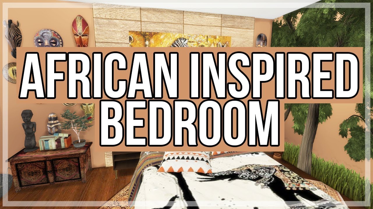 The Sims 4: Room Build || African Inspired Bedroom - YouTube