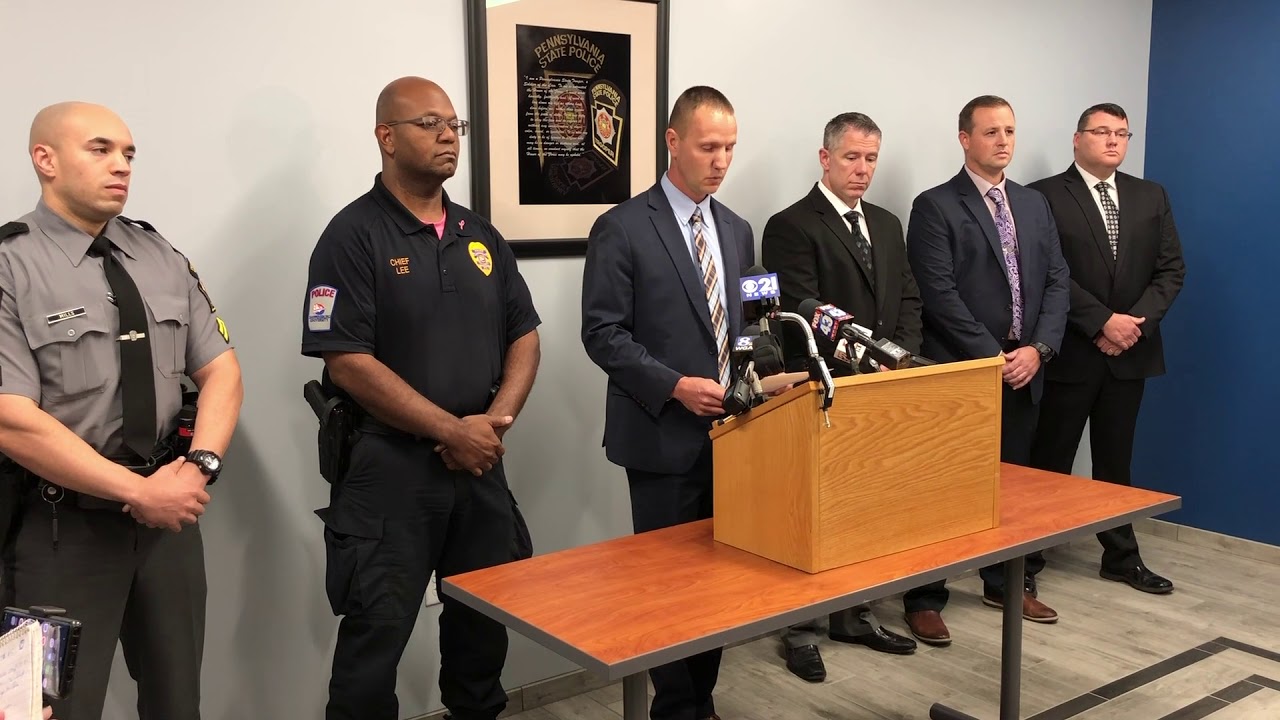 Pennsylvania State Police Press Conference in Carlisle 10-8-19 - YouTube