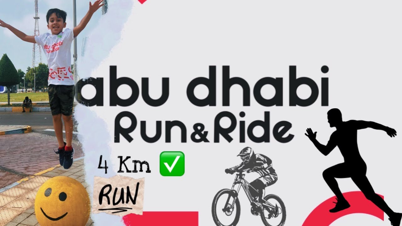 Abu Dhabi Run and Ride: 4km! 🏃‍♂️🚴‍♀️ Highlights of the event #abudhabi ...