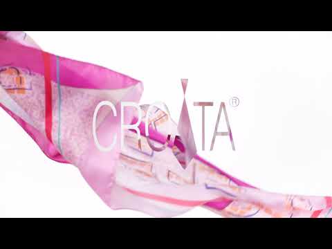 How to tie a CROATA Scarf? - Double-knotted scarf wrapped twice - YouTube