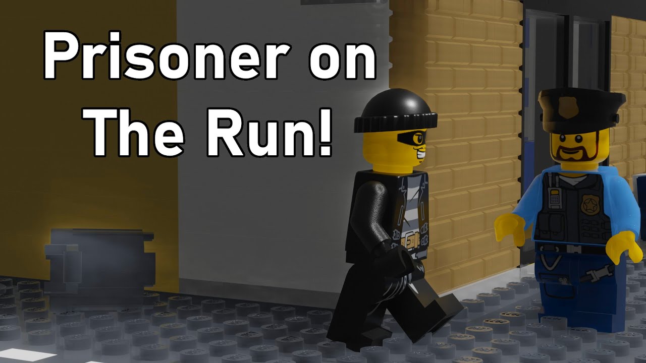 Man Escapes Prison | A Lego 3D Animation | made in Blender - YouTube