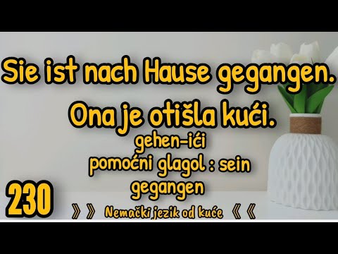 Proslo vreme / Recenice u perfektu za pocetnike / lekcija 230 - YouTube