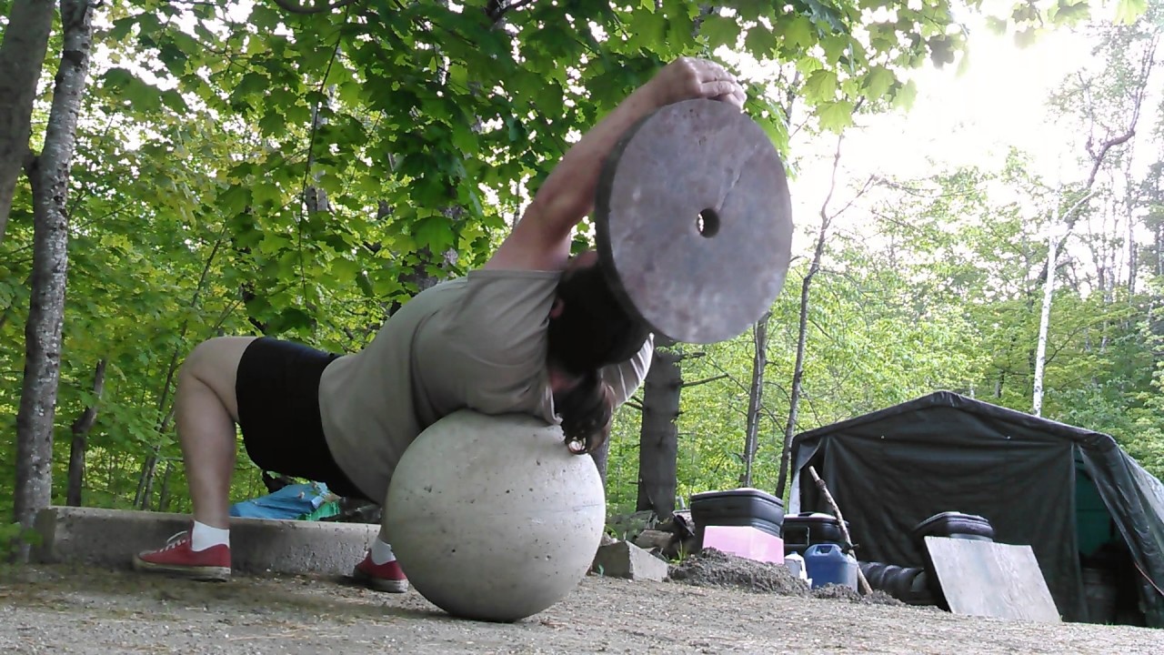 Lying Rim Extensions by Thumbs 10XBFCO 45lb Plates - YouTube