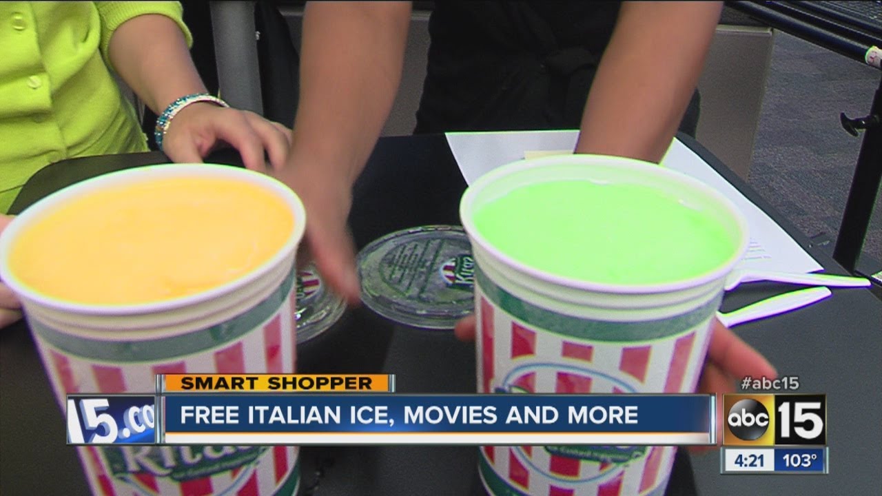 Free Italian ice, movies and more - YouTube
