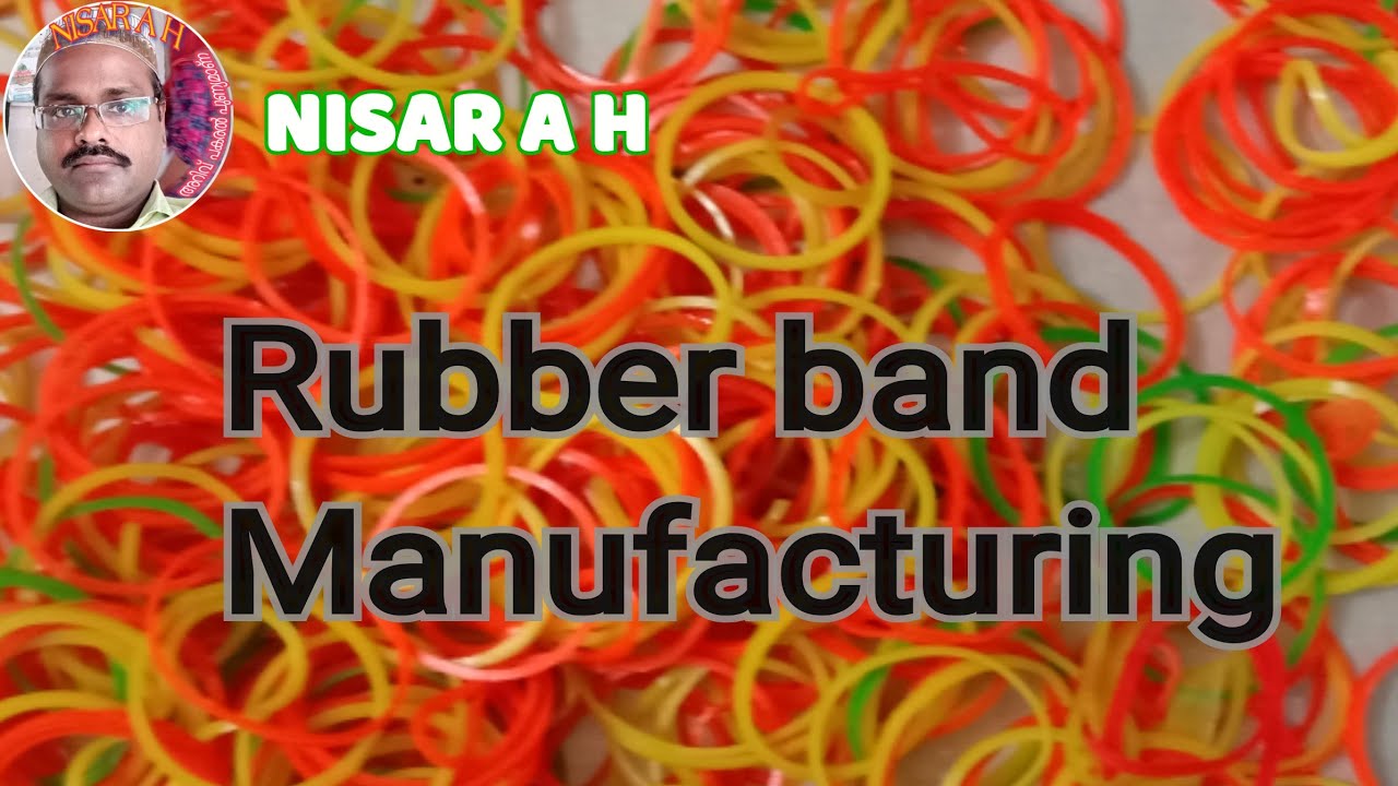 #RUBBER BAND Manufacturing process... - YouTube