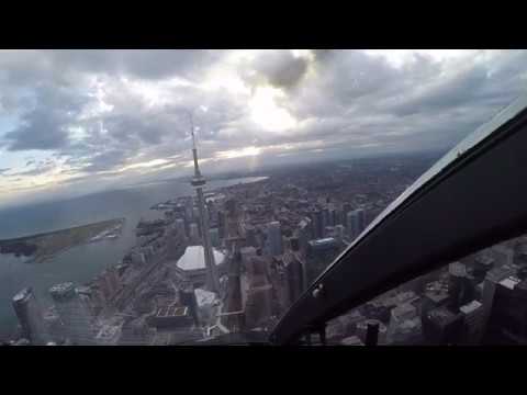 Helicopter Flight Over Downtown Toronto (GoPro) - YouTube