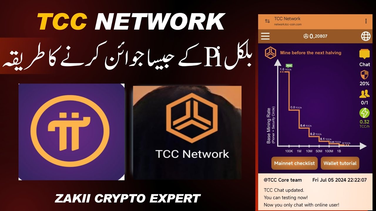 TCC Network Same Like Pi Network 👑 Don't Miss 🤑 Joining in Early High Speed 0.3 coin per hour ...