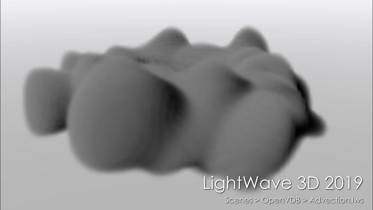 LightWave 3D 2019: OpenVDB Advection scene rendered - YouTube