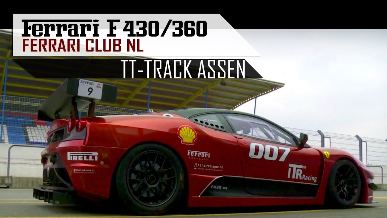 FERRARI F430 & 360 - Racing on track in top gear - Accelerations ...