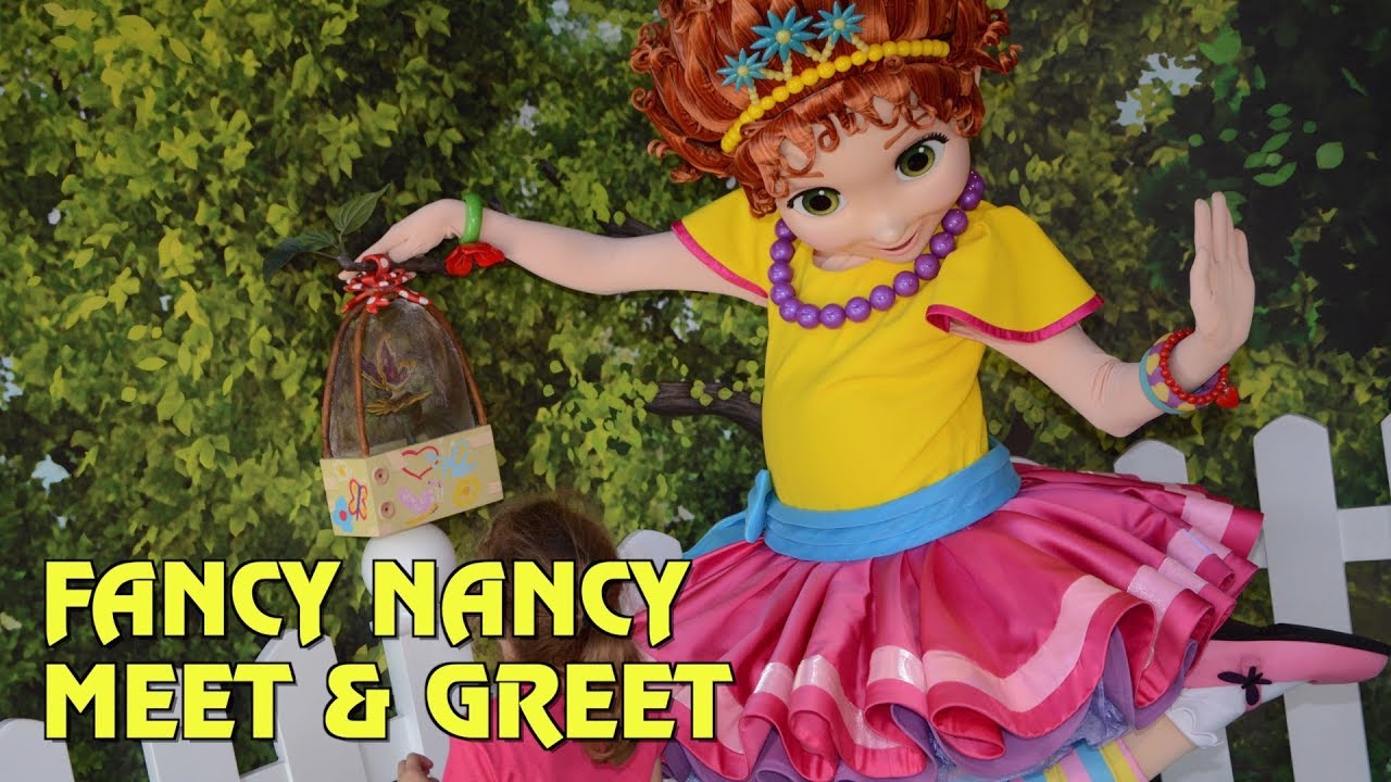 Fancy Nancy Meet & Greet at Disney’s Hollywood Studios - YouTube