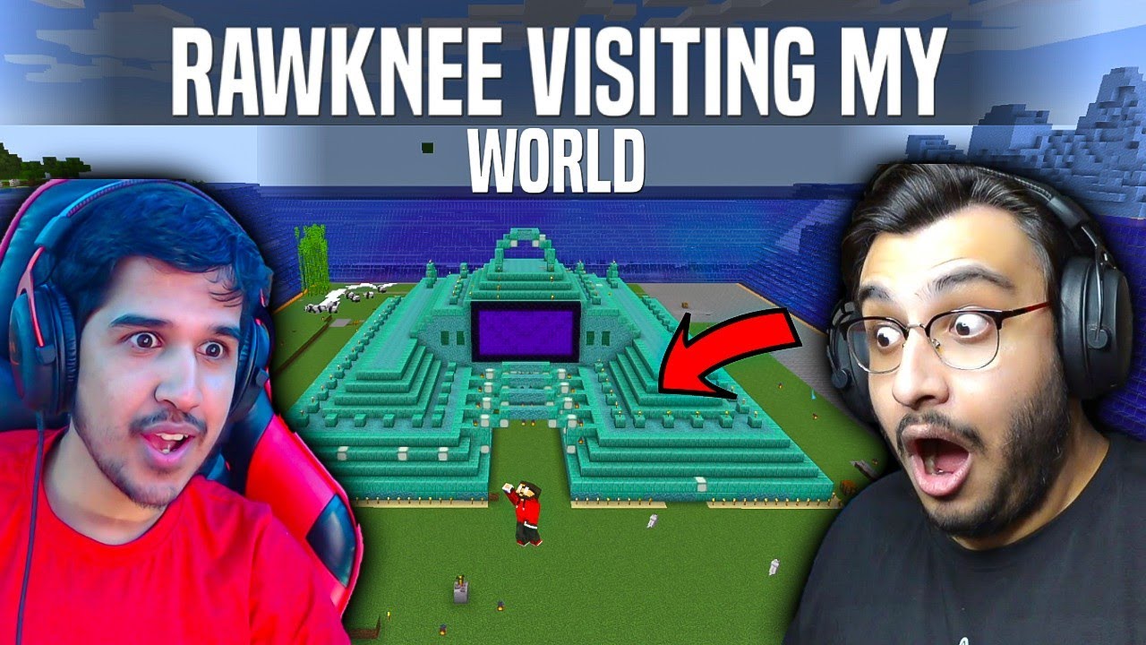 Rawknee Visiting My World in Minecraft || Desi Army - YouTube