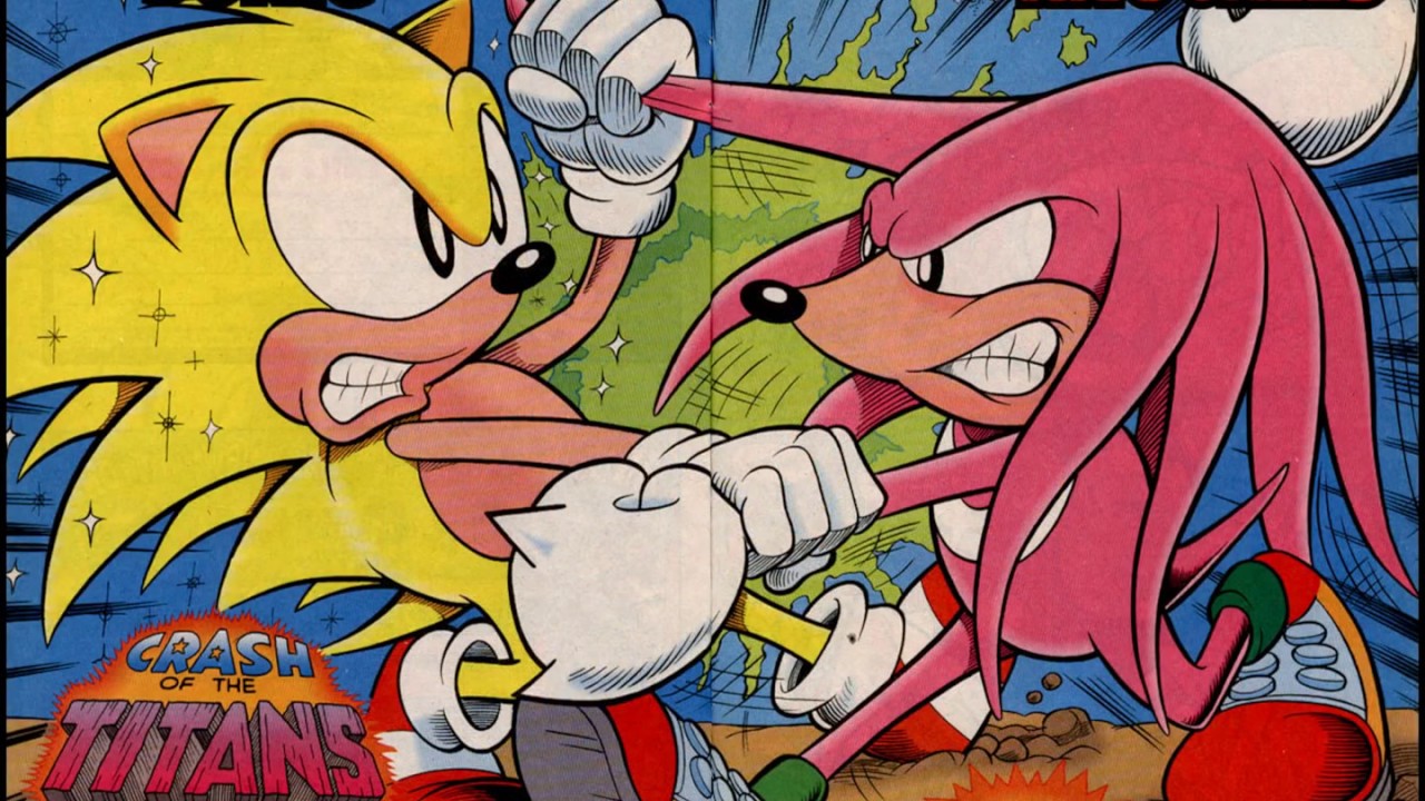 Super Sonic vs Hyper Knuckles Comic - YouTube