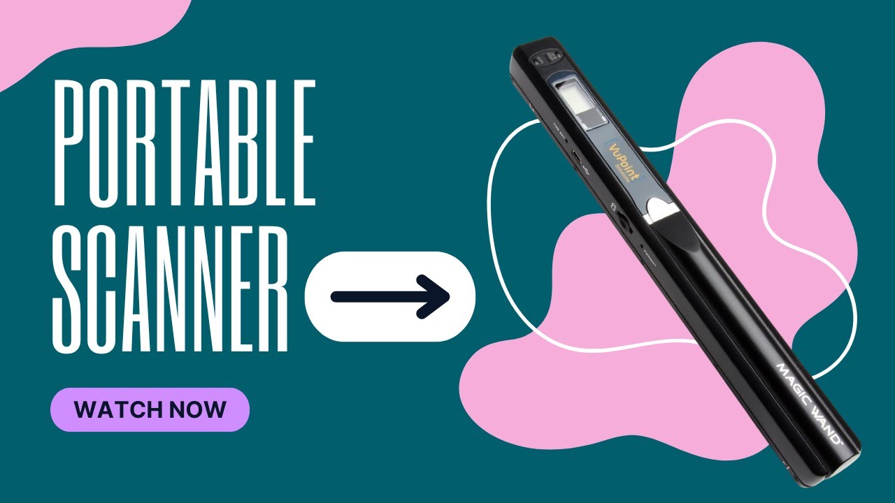 Digitize Your Memories: Solutions Magic Wand Portable Scanner - YouTube