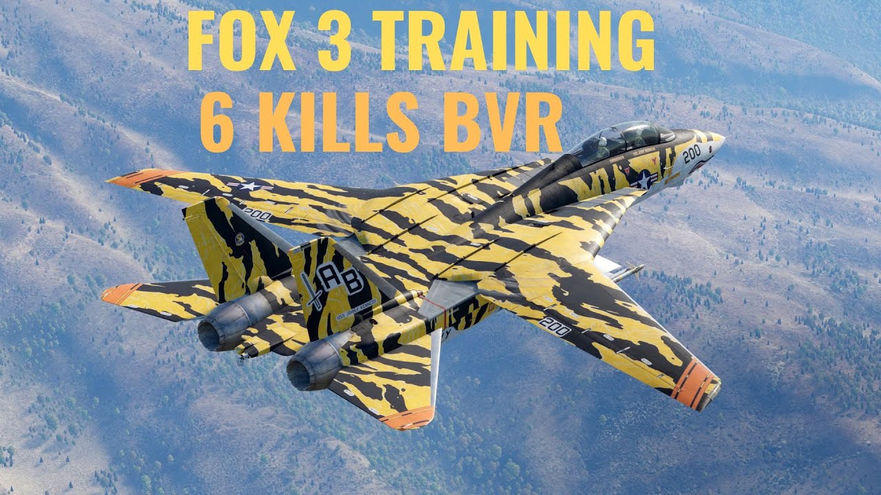 BVR TRAINING || 6 Kills F-14B Tomcat || War Thunder Gameplay - YouTube