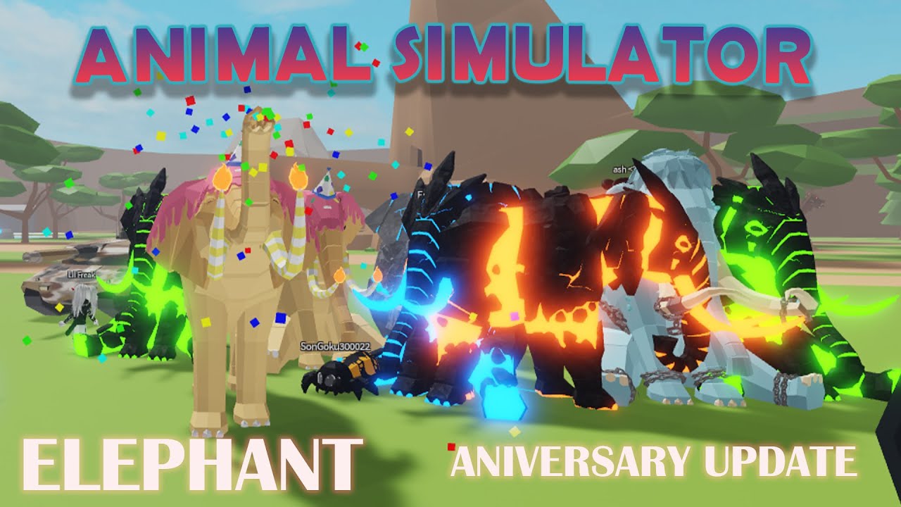 ANIMAL SIMULATOR ELEPHANT/ANIVERSARY UPDATE - YouTube