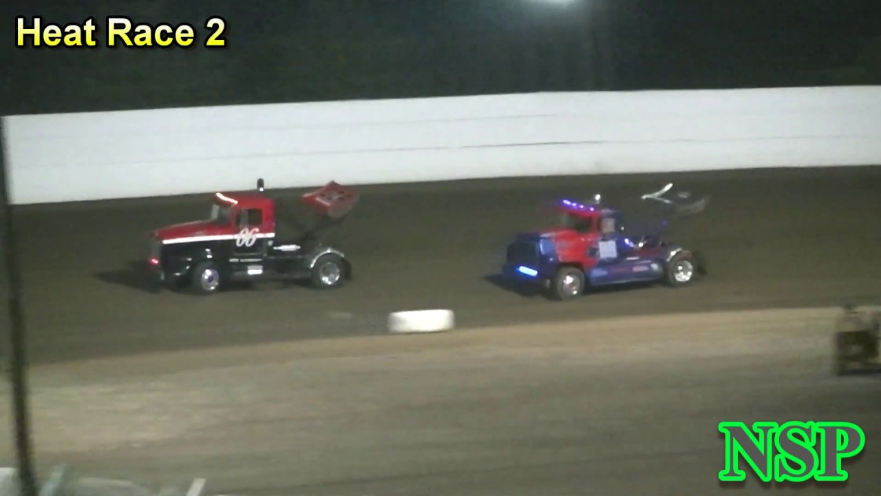 August 18, 2018 Rolling Thunder Big Rigs Heat Races 1 & 2 Grays Harbor ...