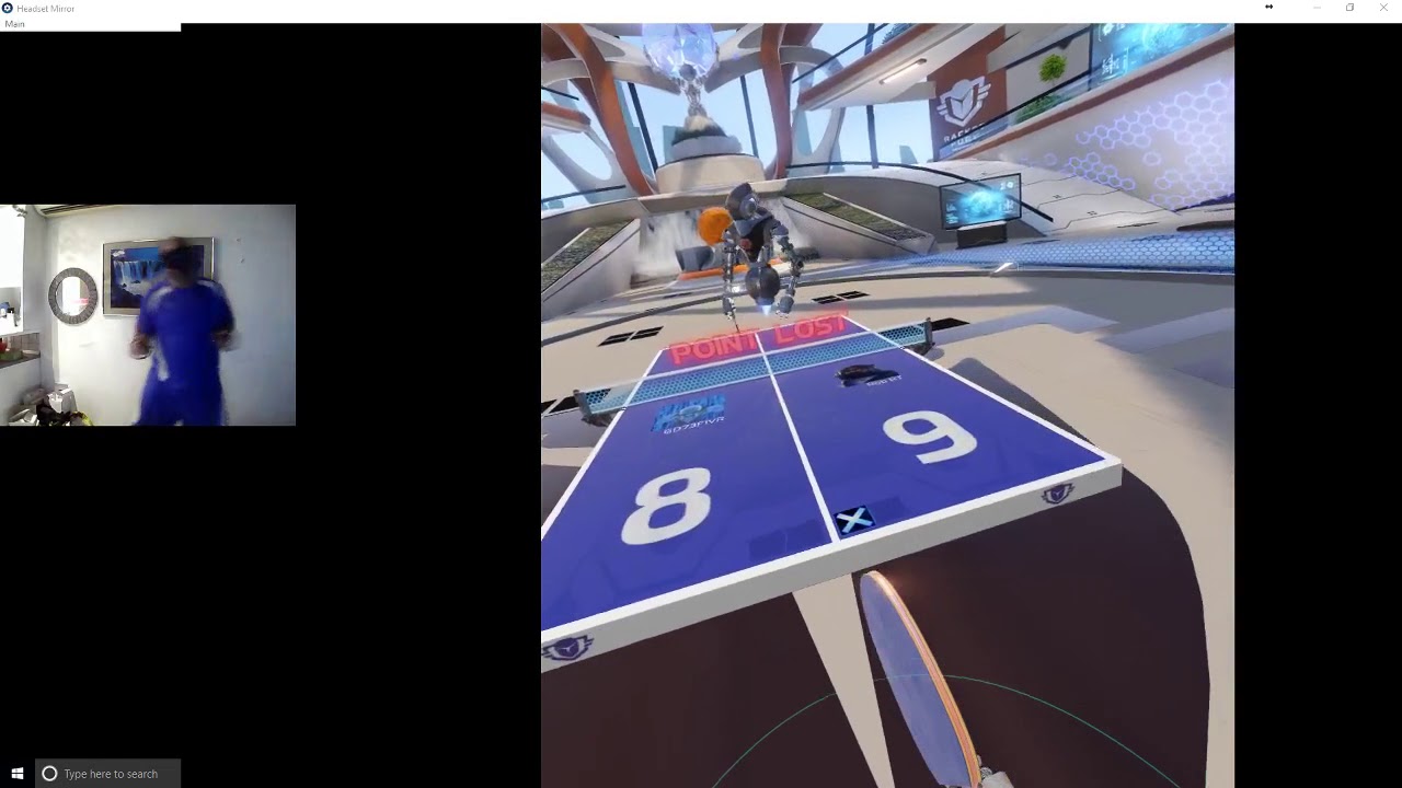 Racket Fury : Table Tennis VR - new upgraded physics and AI - YouTube