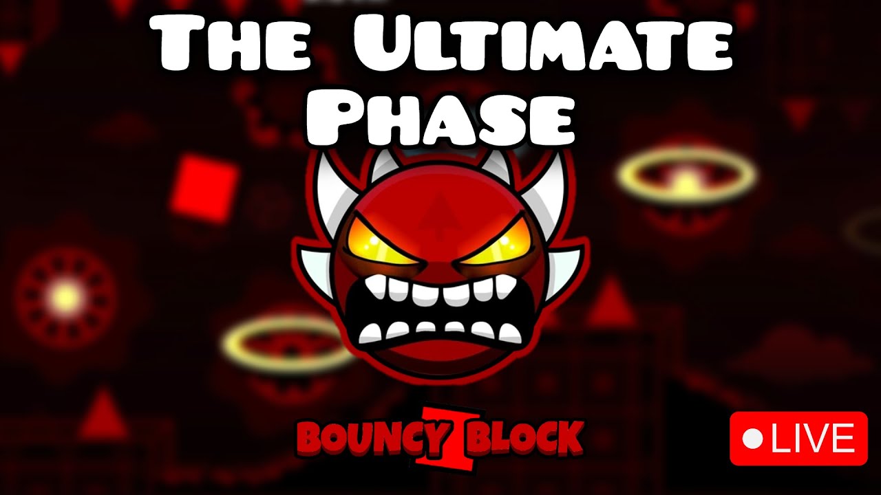 THE ULTIMATE PHASE 55% (Geometry Dash) | Bouncy Block 🟥 - YouTube
