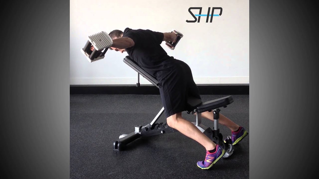 Incline Bench Rear Delt Flyes - YouTube