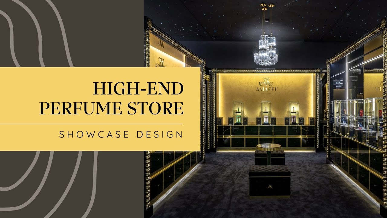 HIGH-END PERFUME STORE SHOWCASE DESIGN - YouTube