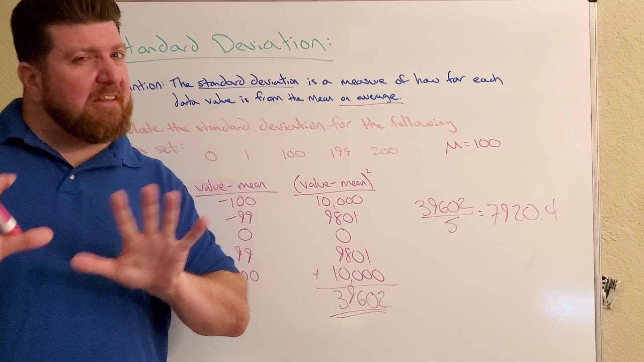 Introduction to Standard Deviation - YouTube