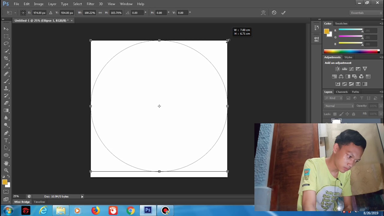 Cara Membuat Desain Pin Sederhana - Photoshop - YouTube