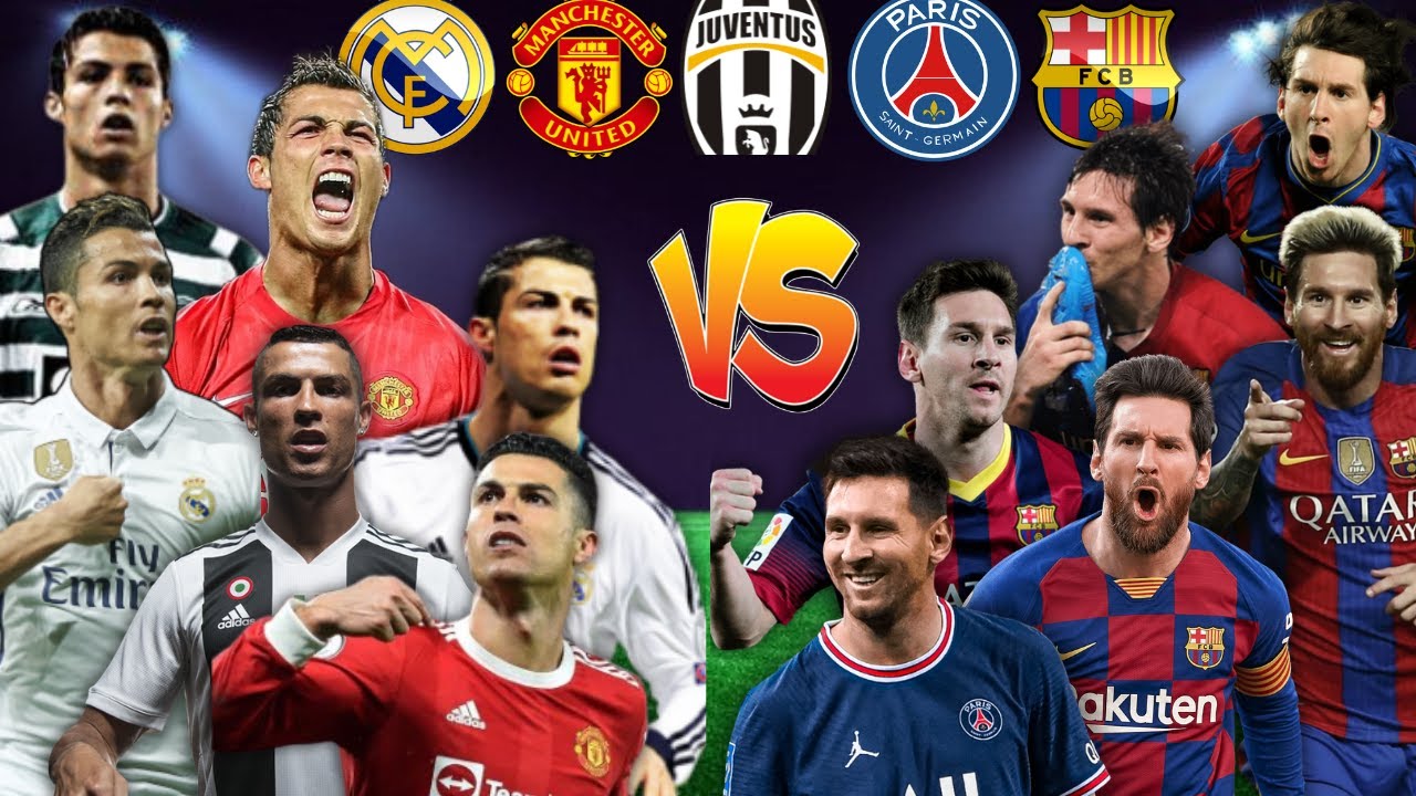 Ronaldo 🆚 Messi 🔥😲 All - Time Comparison 🔥😲 - YouTube
