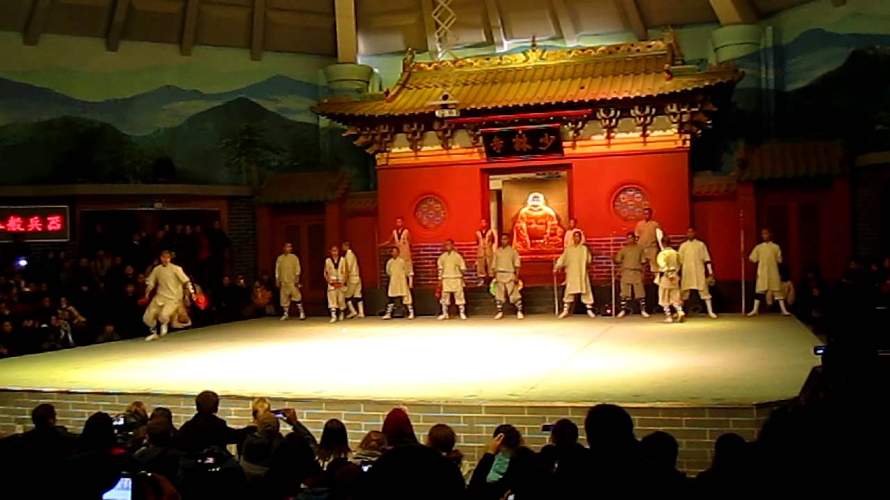 Shaolin Kung Fu performance live recorded at Shaolin Temple, China ...