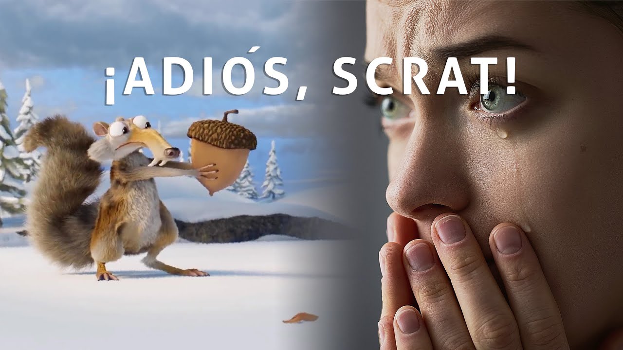 Scrat consigue comerse su deseada bellota - YouTube
