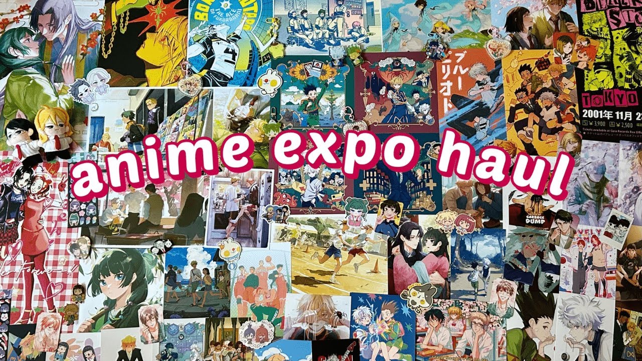anime expo 2024 haul - art, manga, figures, merch, wha, etc 💸 - YouTube