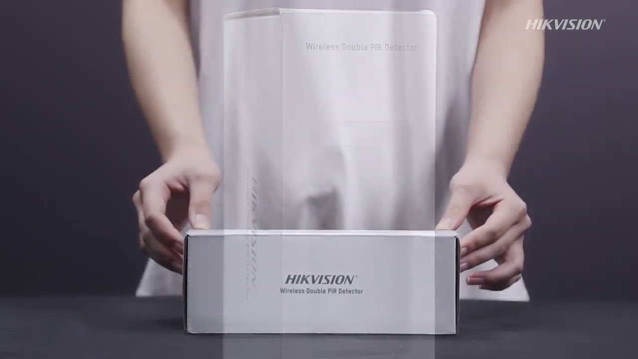 Wireless Double PIR Detector DS-PDP18-HM-WE/WB - Unboxing and ...