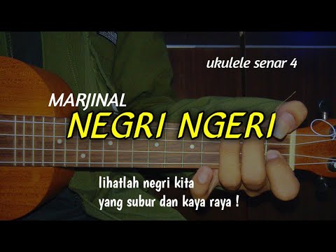 MARJINAL - NEGRI NGERI cover ukulele senar 4 || lihatlah negri kita ...