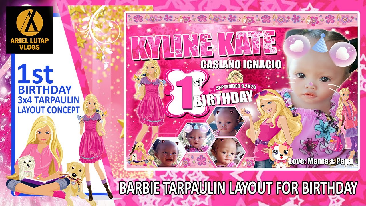 HOW TO CREATE A BARBIE DESIGN TARPAULIN BY USING PHOTOSHOP CS6 II ARIEL ...