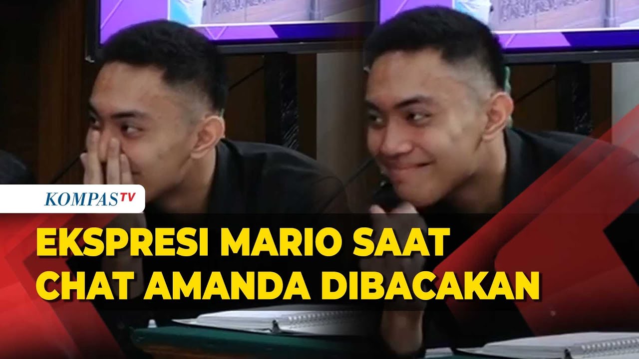 Mario Dandy Senyum Saat Chat Amanda 'Gue Masih Sayang Sama Lo ...