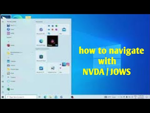 How to navigate on desktop for blind user basic computer series part 1 ...
