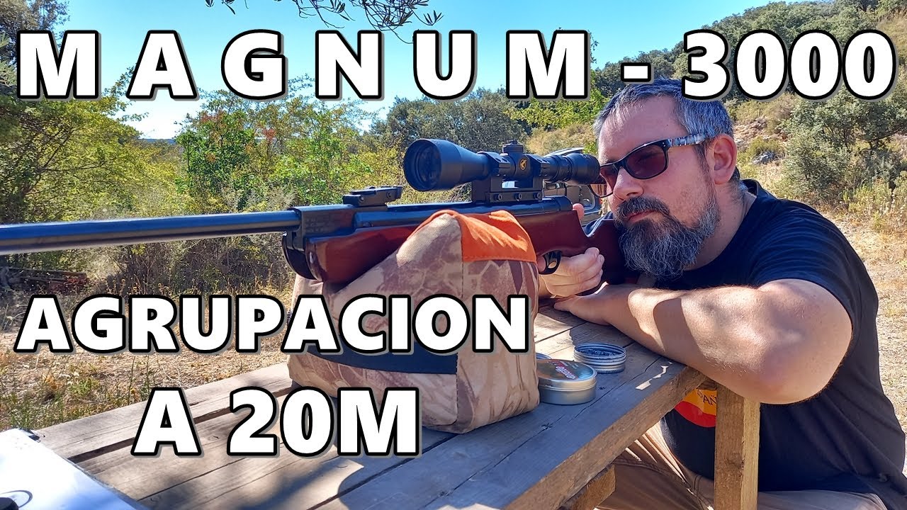 Gamo MAGNUM 3000 4,5mm 1997 | 🎯PRIMERA AGRUPACION🎯 - YouTube