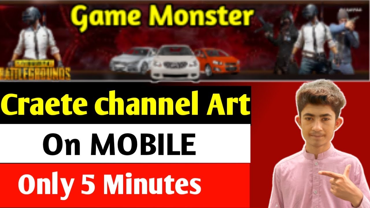 How To Make A Professional Art For Youtube Channel || Only 5 Mins ...