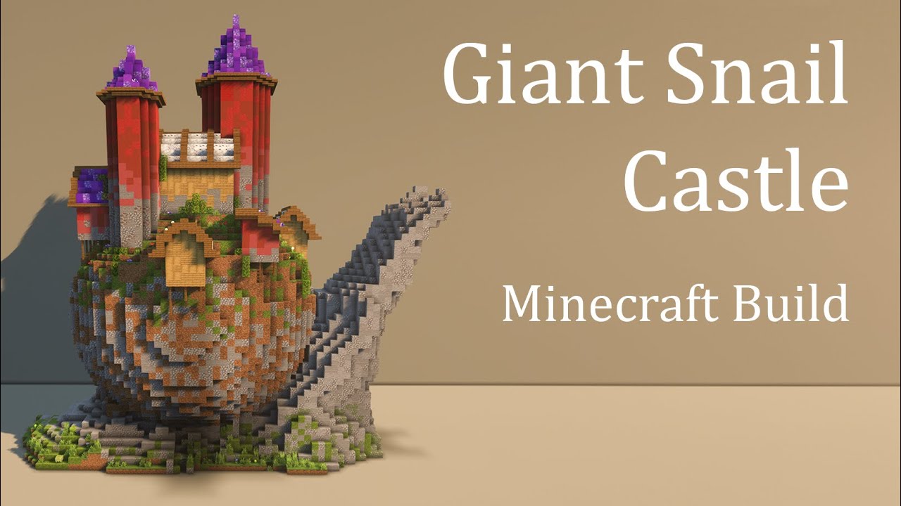 Giant Snail Castle | Minecraft Build - YouTube