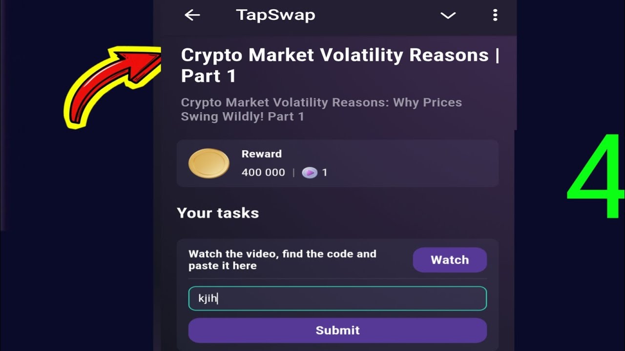 Crypto Market Volatility Reasons | Part 1 | Tapswap Code | Crypto Market Volatility Reasons ...