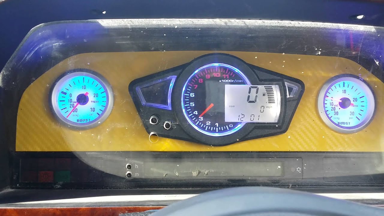 Rev counter now working - YouTube