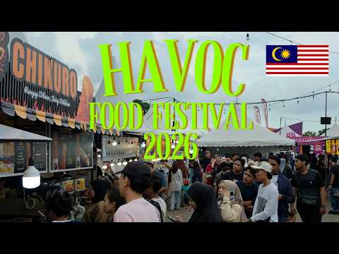 HAVOC Food Festival 2026 JB 🇲🇾 FULL TOUR | Viral Street Food, Kunafa & Crazy Crowds!