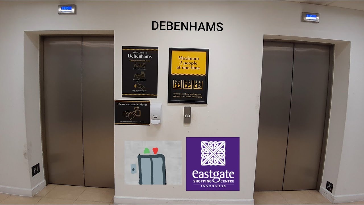 Otis 2000 Lifts at Debenhams at the Eastgate Shopping Centre in ...