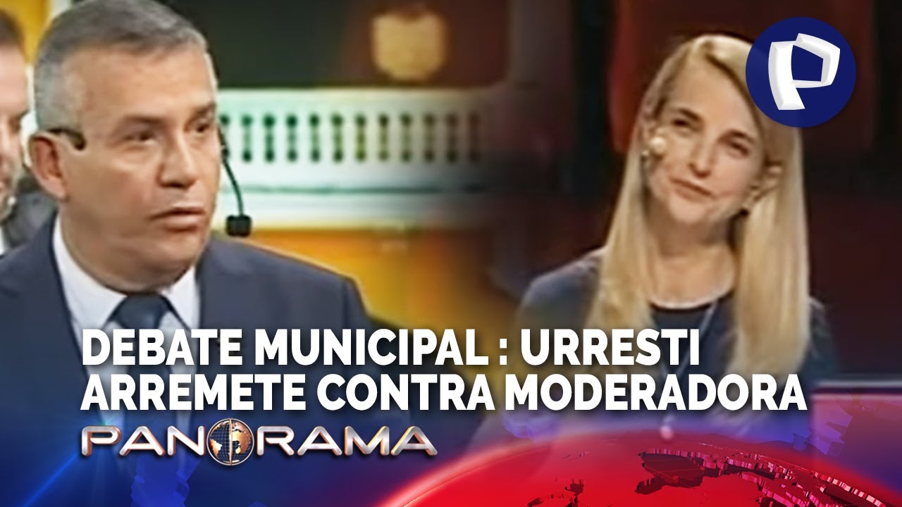 Debate municipal: Daniel Urresti arremete contra Josefina Townsend y pierde los papeles - YouTube